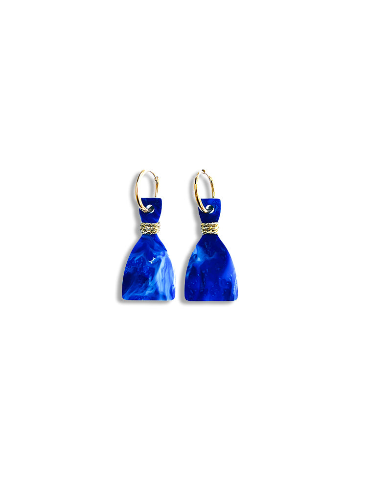 ancient vase midi hoop | inky blue – Concrete Jellyfish