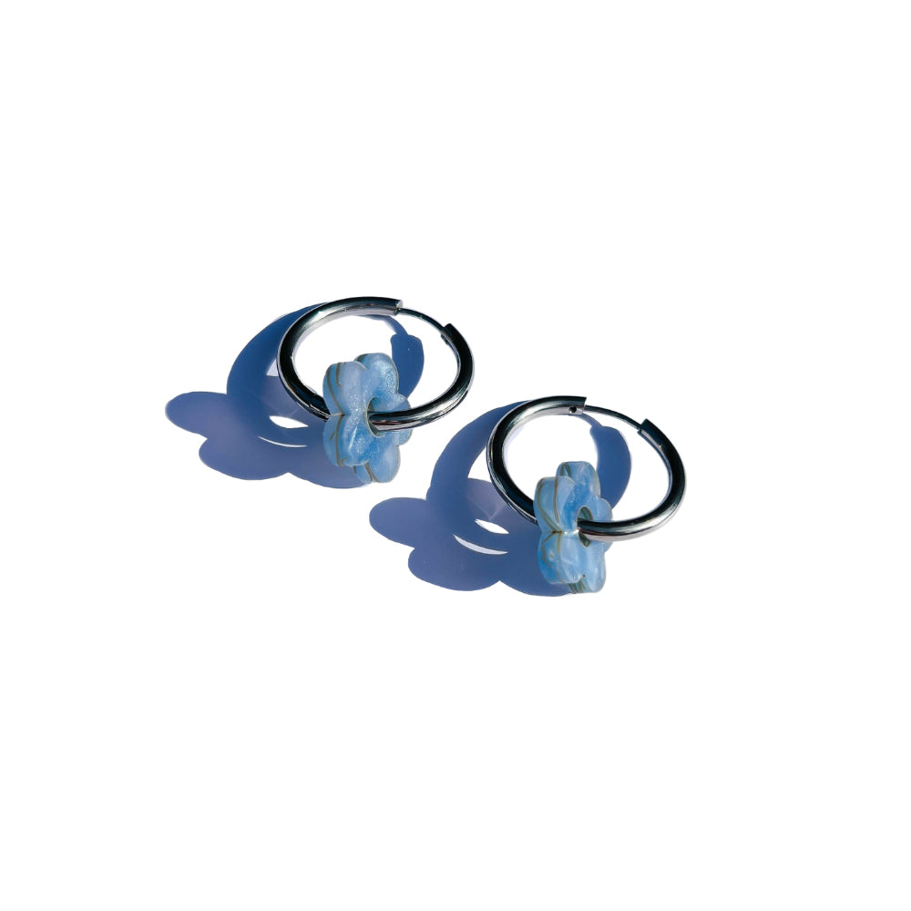 mini daisy hoop | sky blue – Concrete Jellyfish